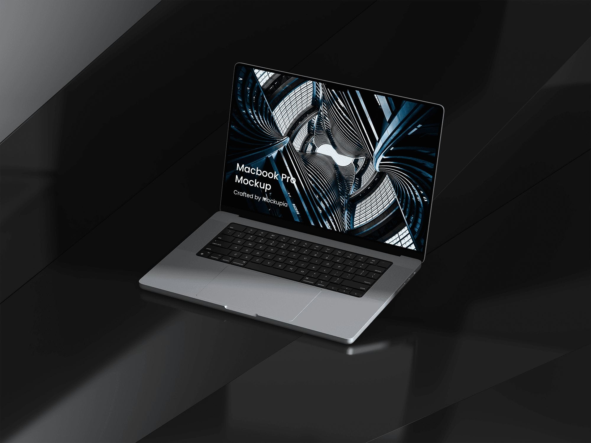 Apex – MacBook Pro Mockup – Right View – Mockupia